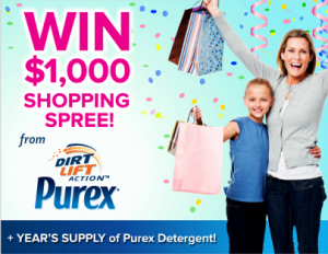 Summer Shopping Sweepstakes from Purex with Dirt Lift Action | Thrifty ...