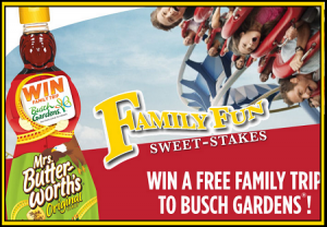 Mrs. Butterworth's Family Fun Sweet-Stakes Sweepstakes | Thrifty Momma ...