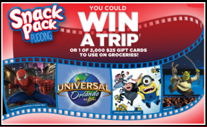 Snack Pack On-Pack Instant Win and Sweeps | Thrifty Momma Ramblings