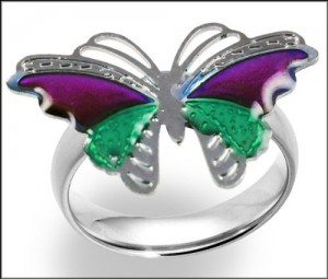 Magic Butterfly Adjustable Size Mood Ring Just $5.49 Shipped! | Thrifty ...